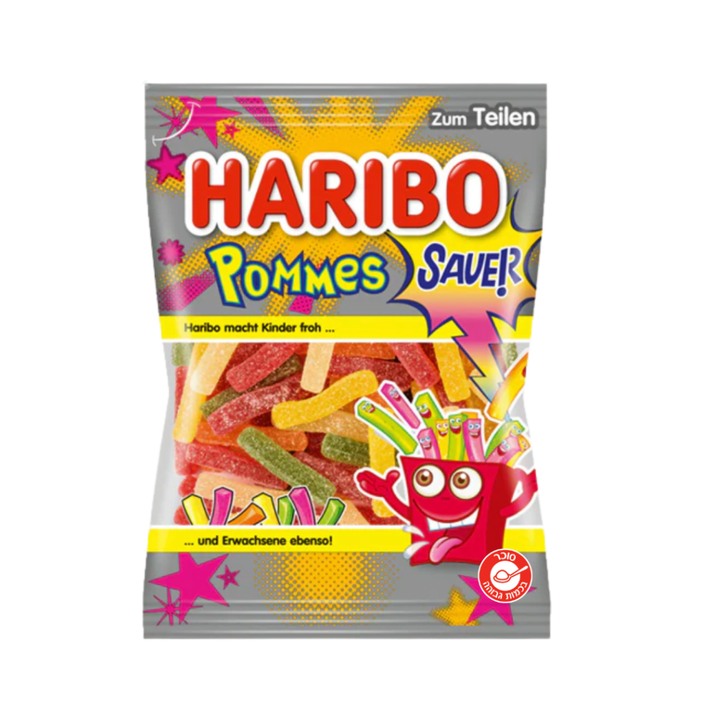 Haribo pommes SAUR - האריבו גומי חמוצים מסוכרים - ChocolateWorld